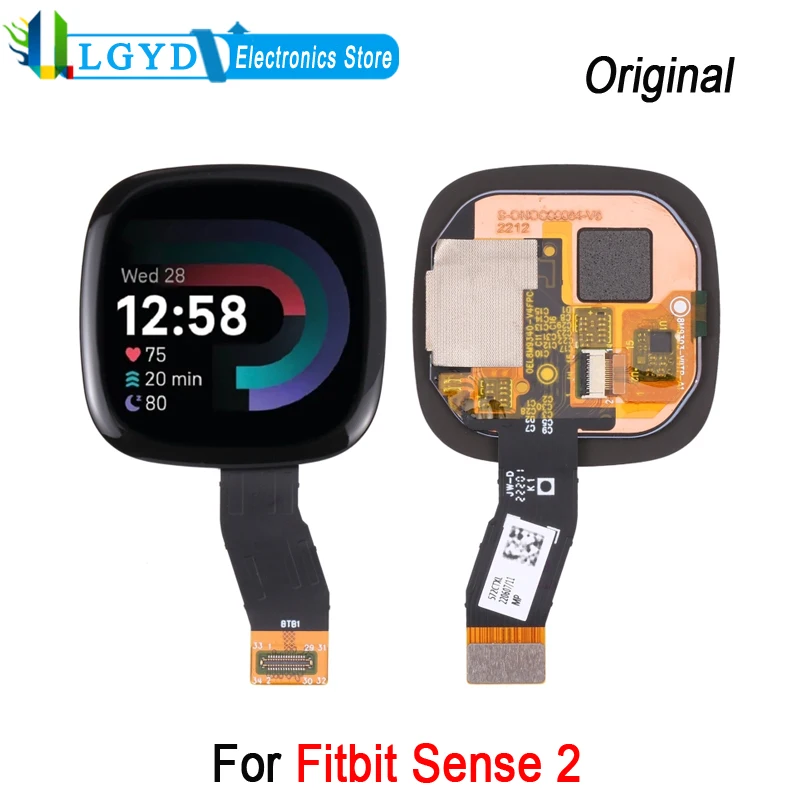 LCD-Screen-For-Fitbit-Sense-2-Smartwatch-LCD-Display-and-Digitizer-Full ...