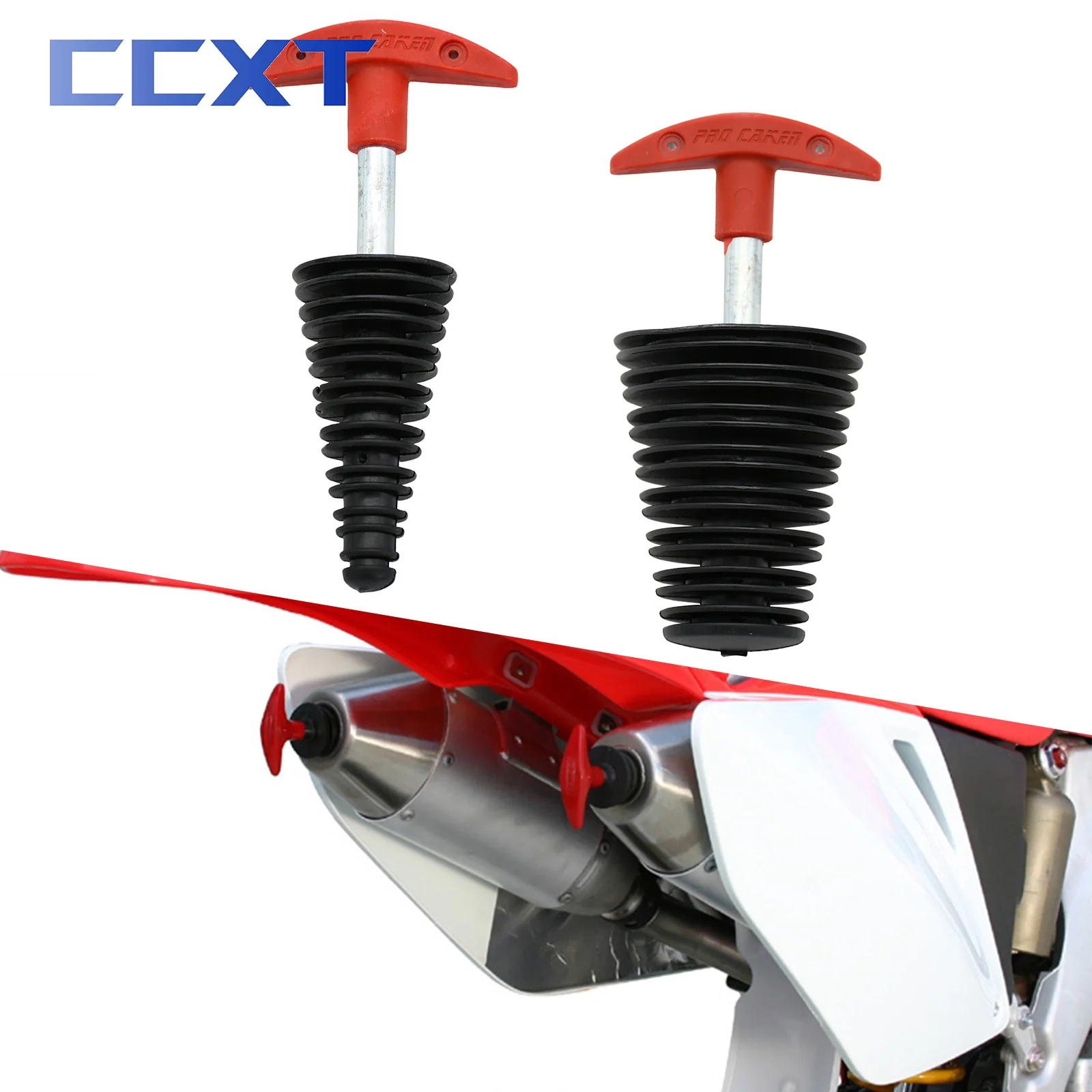 Motorcycle ATV 10 36mm 28 53mm Exhaust Pipe PVC Plug Muffler Wash Plug ...