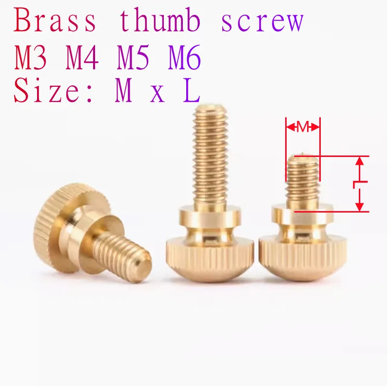 Brass-Steps-High-Head-Knurled-Hand-Screw-Double-Layer-Computer-Case ...