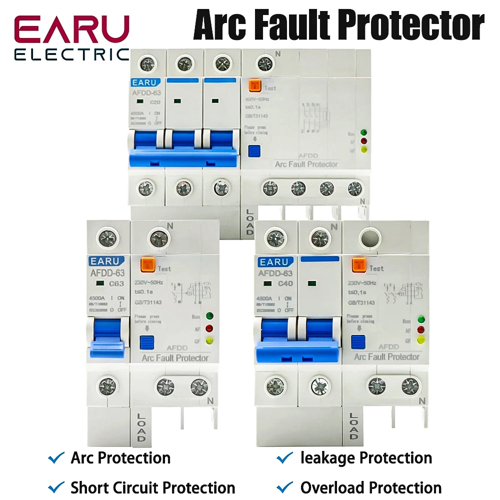AFDD-Fault-Arc-Protector-Residual-Current-Circuit-Breaker-Main-Switch ...