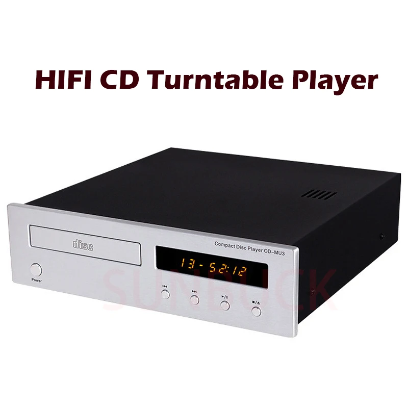 AIYIMA SMSL 음악 CD-MU3, HIFI CD 턴테이블 플레이어, 무손실 디코더, USB 입력, CD 회전 목마 오디오, CS4398