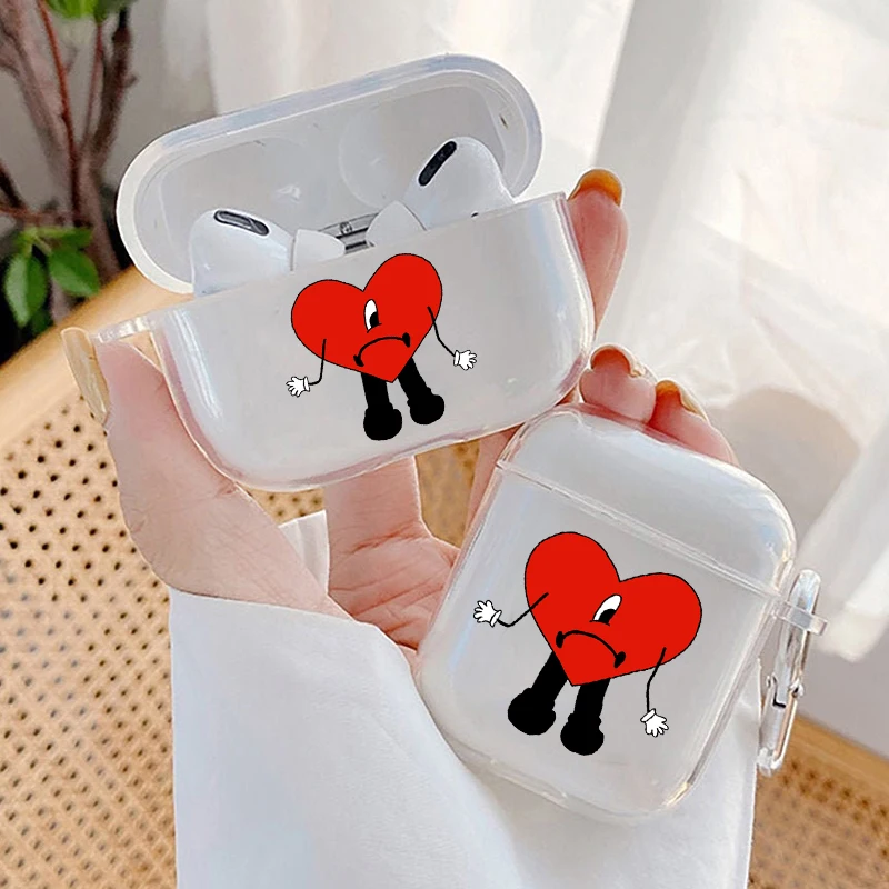 Airpods Pro 2 Case Bad Bunny | Airpods Case 3 Bad Bunny | Tpu Earphone ...