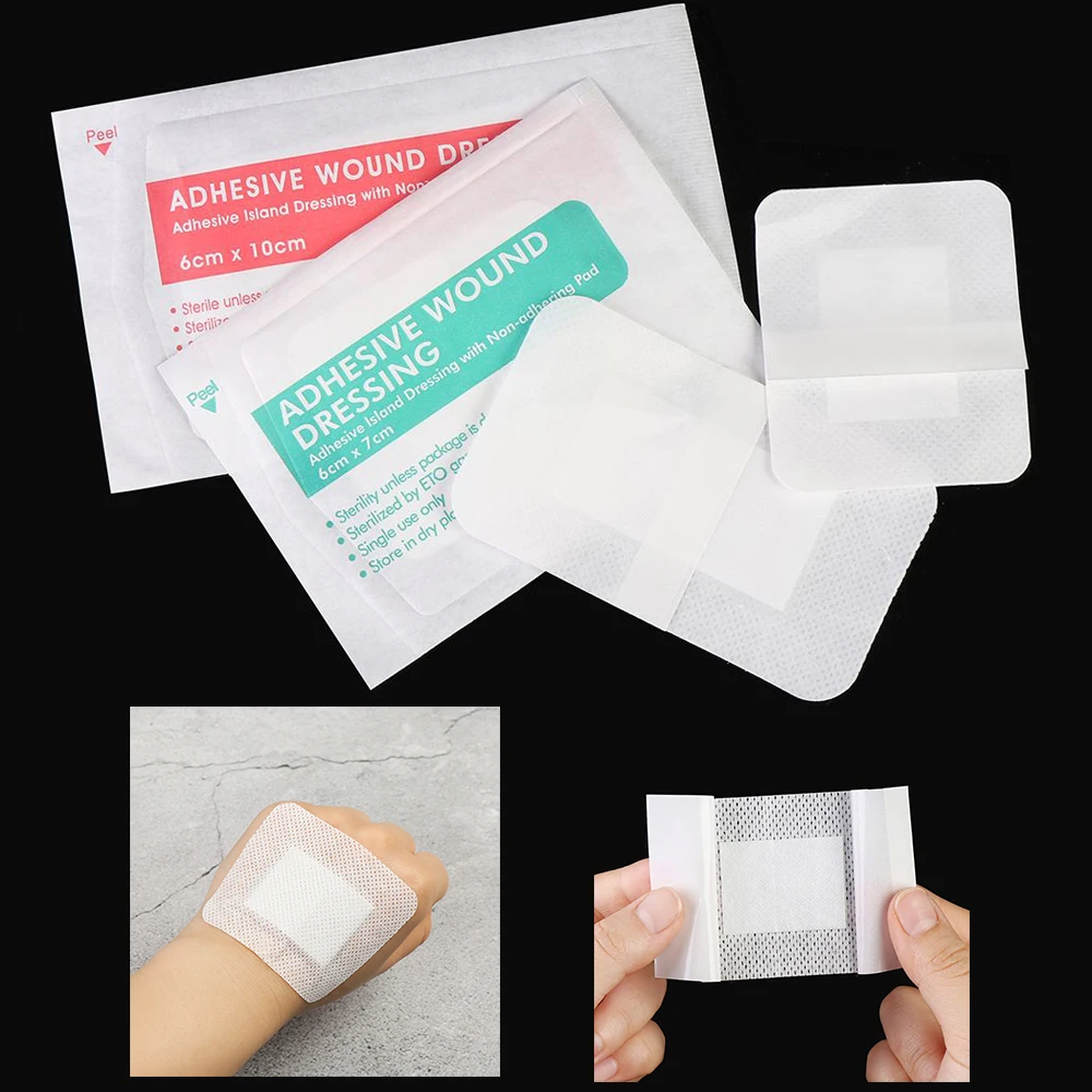 10/50/100 Pcs Emergency Survival Kit Breathable Self-adhesive Wound ...