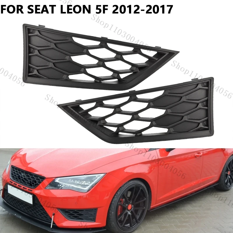 Front Bumper Fog Light Cover For Seat Leon 5F 2012-2017 Lower Intake ...