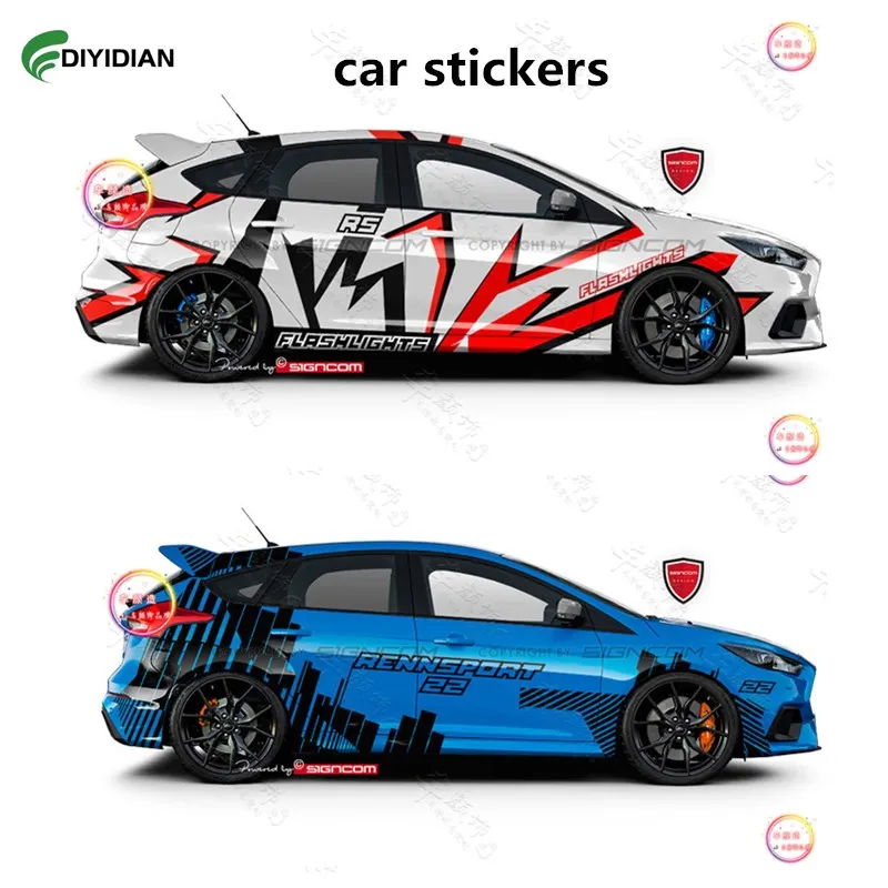 Car-stickers-FOR-Ford-Focus-Fiesta-body-special-exterior-decoration ...