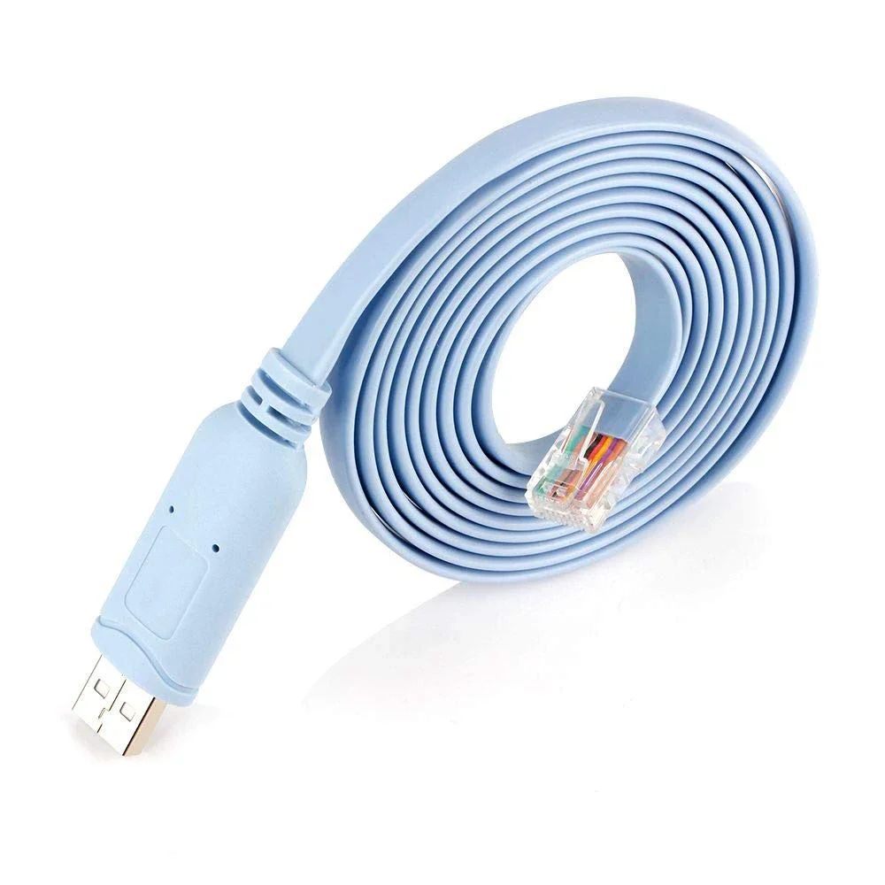 USB Console Cable USB A to RJ45 Console Cable FTDI Chip Ethernet LAN ...