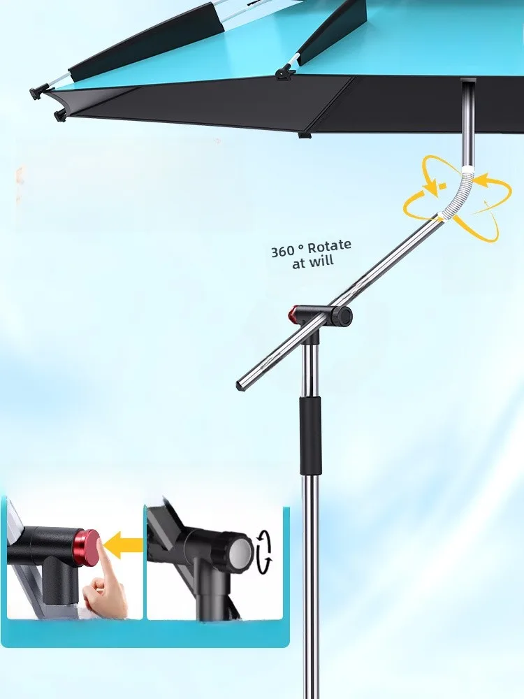 Fiing Umbrella Multi-Directional Fiing Rod under Umbrella Fiing Pole ...