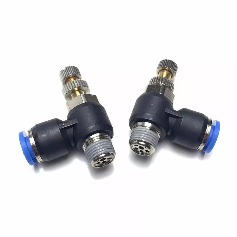Pneumatic Flow Control Valve 1PC Pneumatic Air Throttle Valve Speed ...