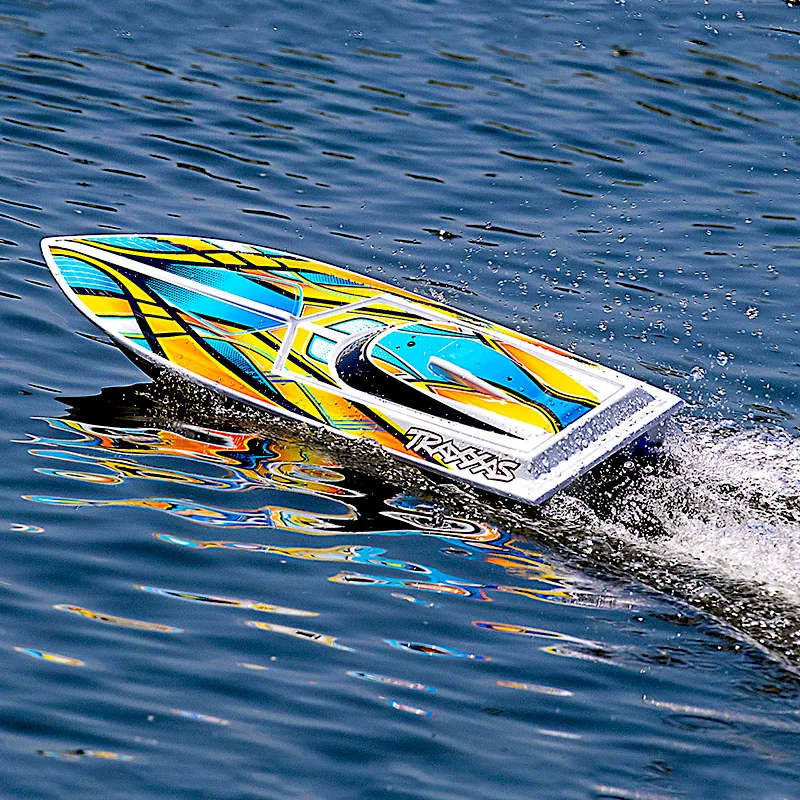 Remote Control O Boat Racing Model Electric Speedboat Toy TRAXXAS RC ...