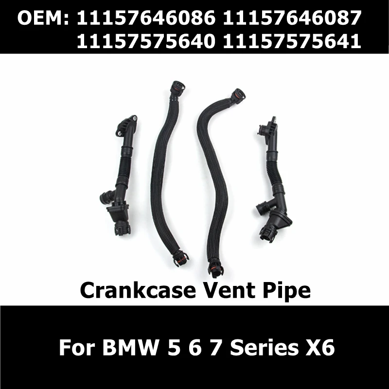 11157646086 11157646087 11157575640 11157575641 New Crankcase Vent Pipe ...