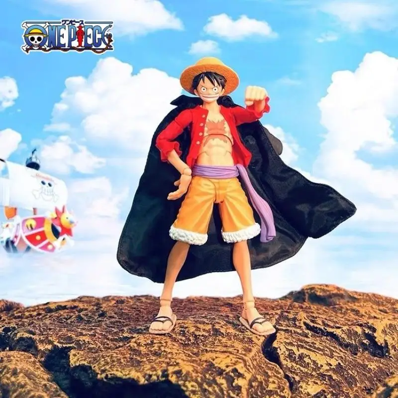 One-Piece-Shf-Anime-Series-Toy-Luffy-5-Imperador-roupas-artesanais ...