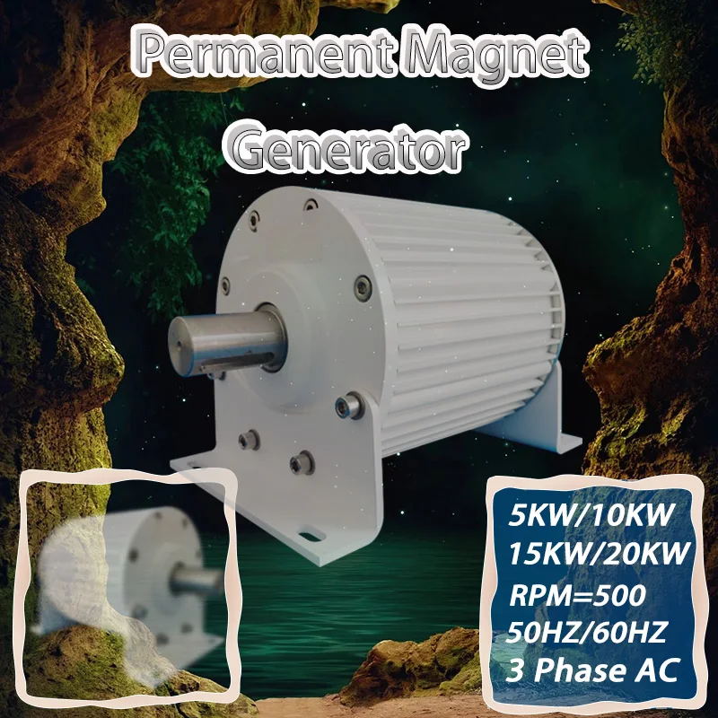 20KW-Electric-Alternator-Generator-Low-RPM-Motor-Permanent-Magnet-Rare ...