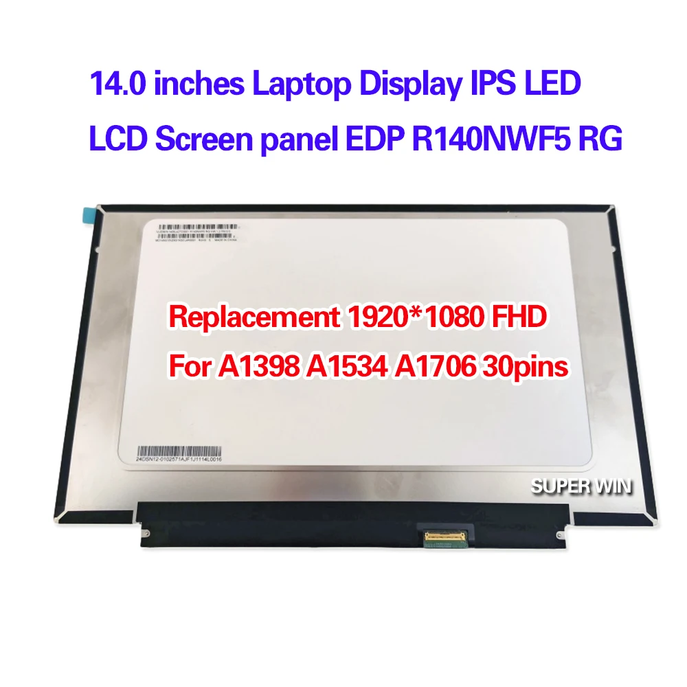 14-0-inches-Laptop-Display-IPS-LED-LCD-Screen-panel-EDP-R140NWF5-RG ...