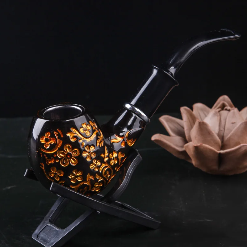 Resin-Carving-Smoking-Pipe-with-Removable-and-Washable-Filter-Classic ...