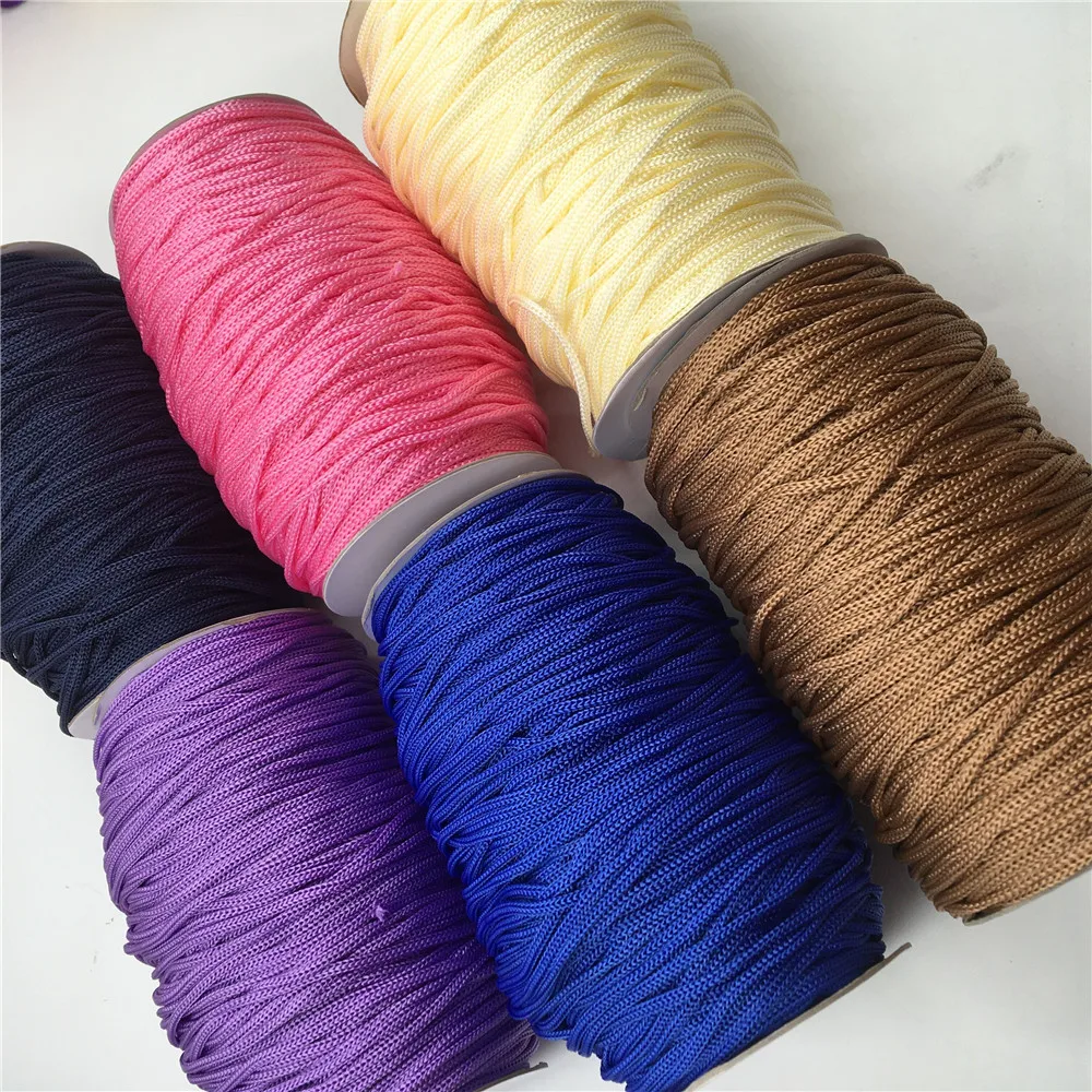 3mm-10-150meters-Weight-Ice-Silk-Thread-Crochet-Hollow-Line-Rope-DIY-Hand-woven-Braided ...