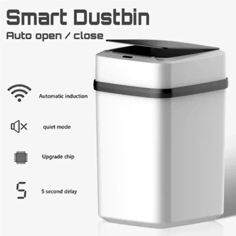 Smart-Trash-Kitchen-Bathroom-Recycling-TrashCan-Automatic-Sensor-Dustbin-Electric-Waste-Bin ...