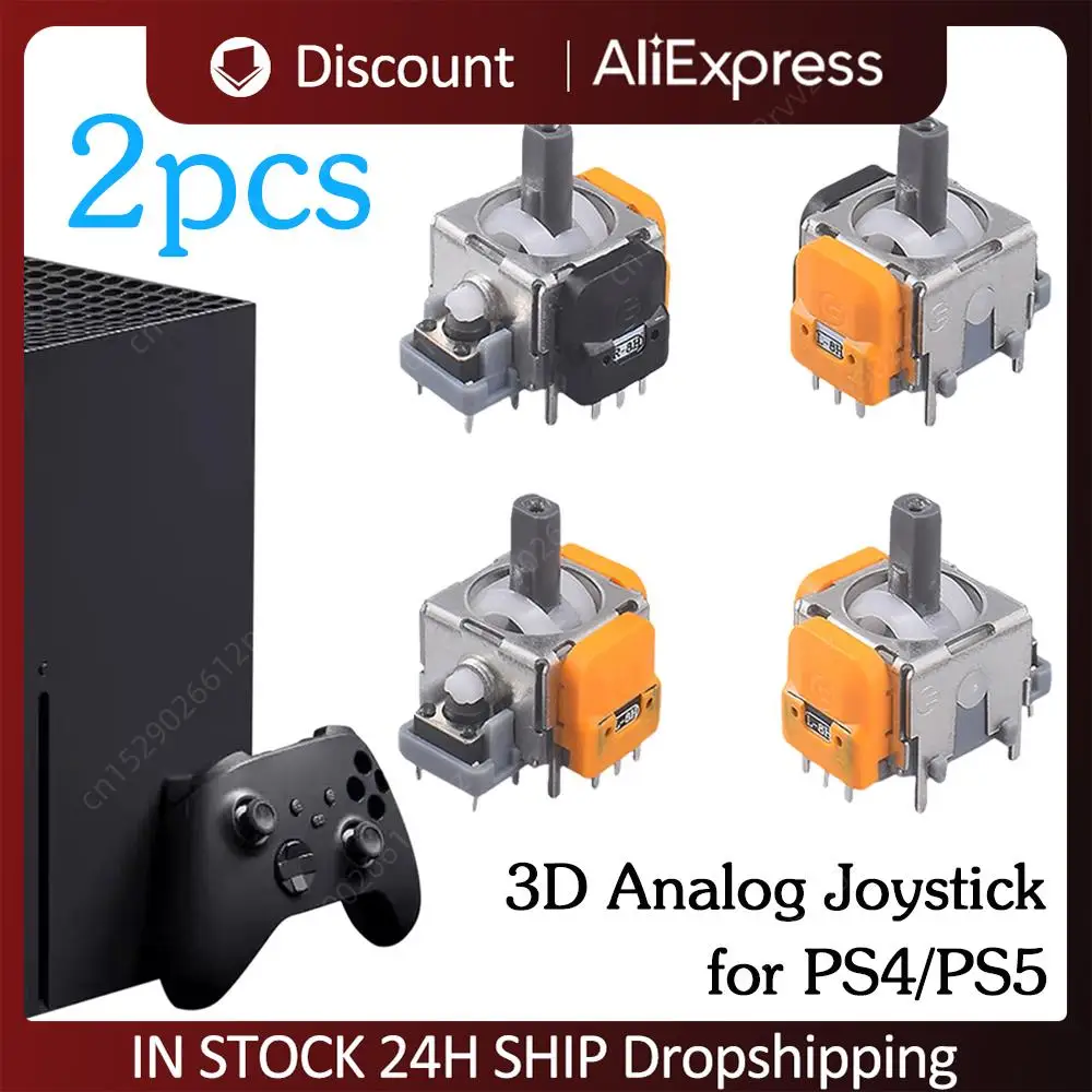 2pcs-Hall-Effect-Joystick-Module-for-PS4-PS5-Replacement-3D-Analog ...