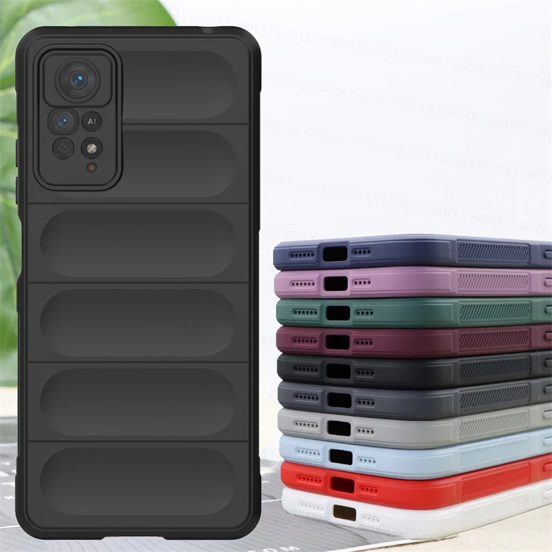 For Xiaomi Redmi Note 11 Pro 5G Case Skin-Friendy Shockproof Silicone ...