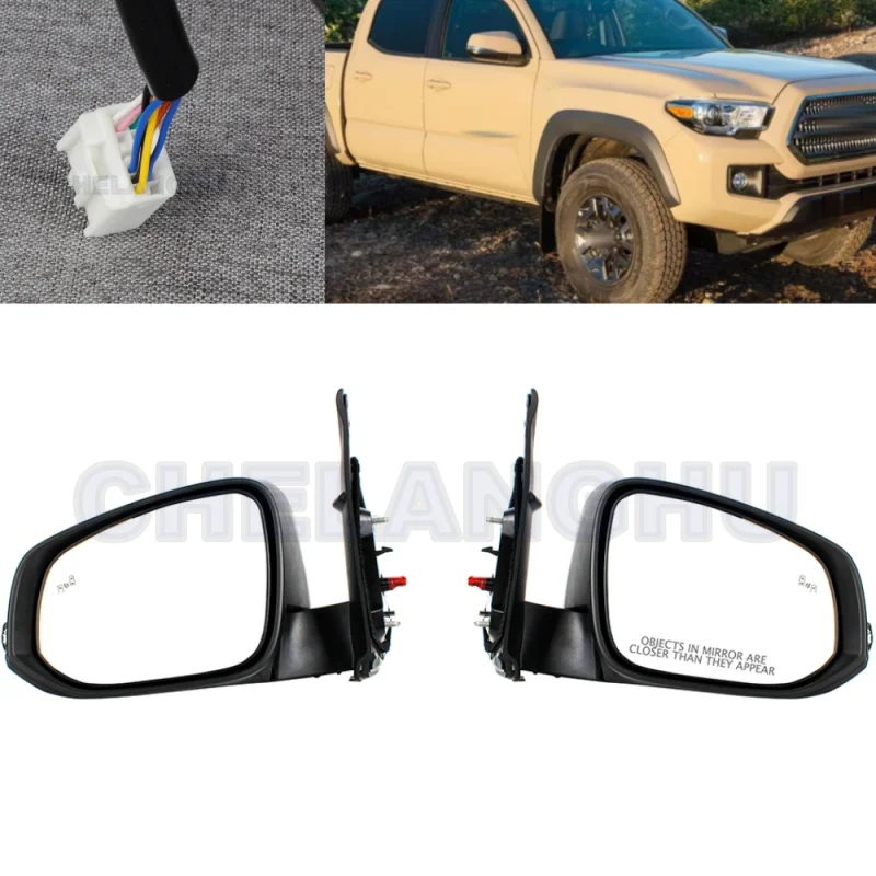 Mirror-Assembly-For-Toyota-Tacoma-2016-2017-2018-2019-2020-2021-US-Pair ...