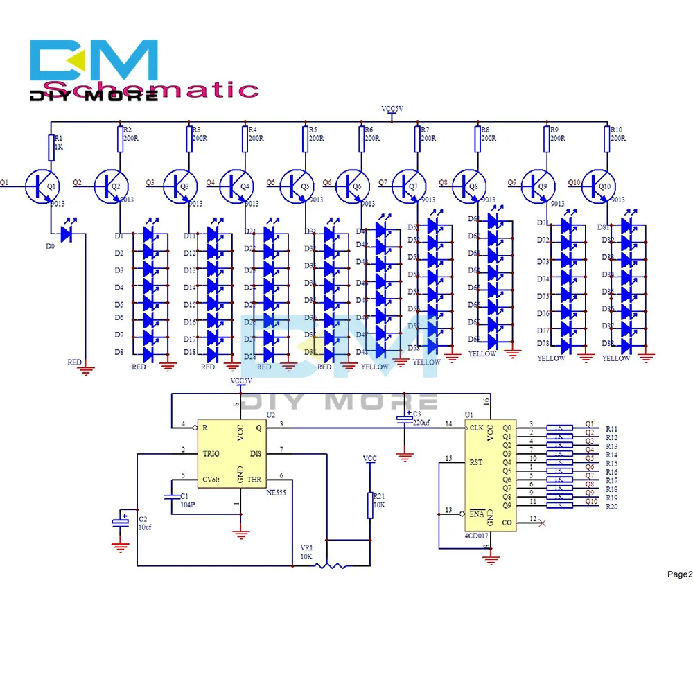 Led Display Board Circuit Diagram
