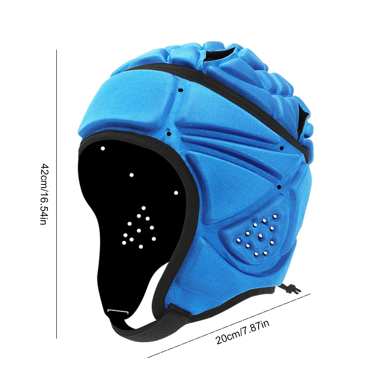 Rugby Soft Padded Headgear Adjustable Soccer Goalie Helmet - AliExpress