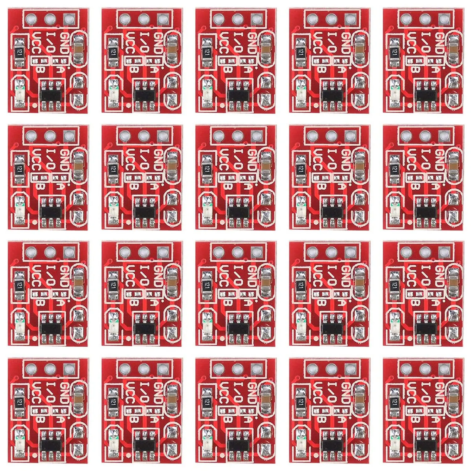 100PCS-TTP223-Capacitive-Touch-Switch-Button-Sensor-Module-Single ...