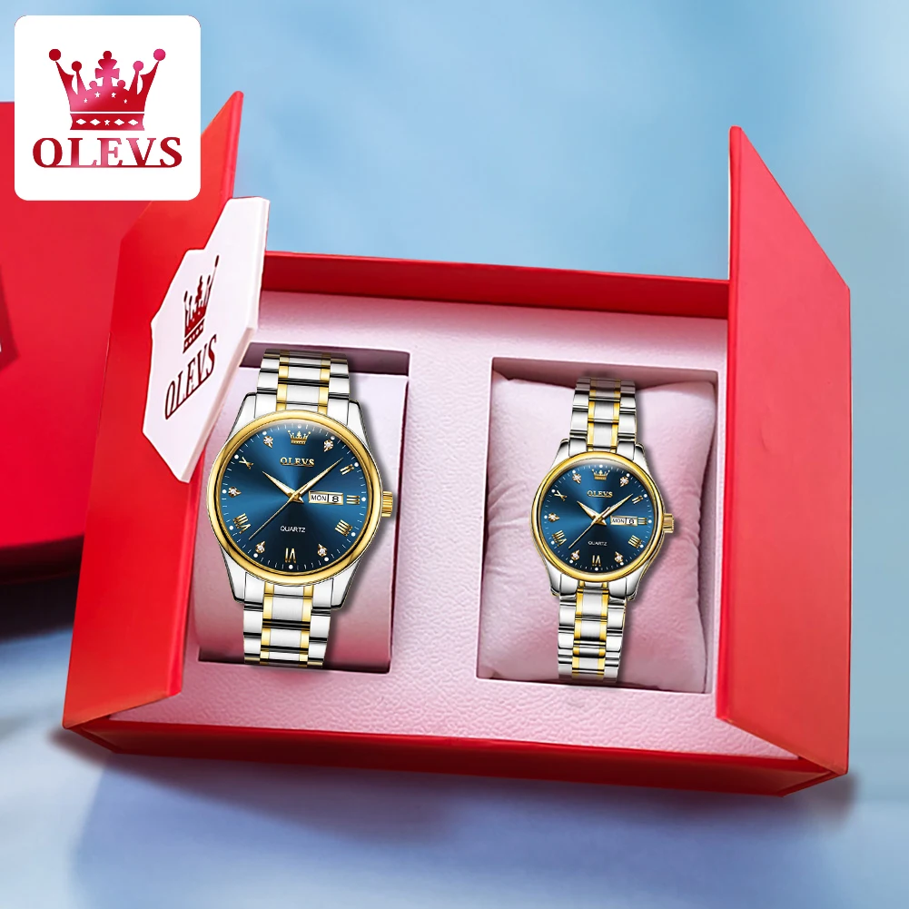 OLEVS-Couple-Watches-Simple-Fashion-Original-Quartz-Wristwatch ...