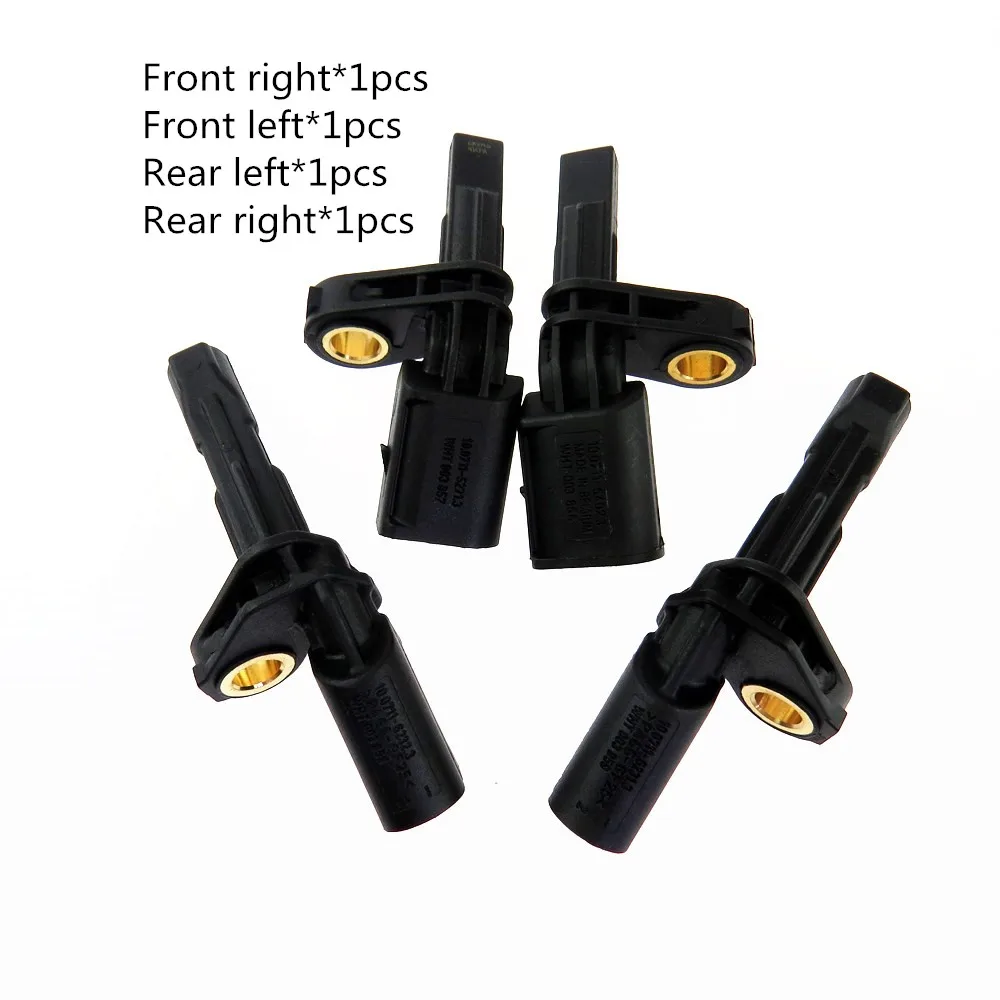 4-Pcs-Car-4WD-Front-Rear-Left-Right-ABS-Wheel-Speed-Sensor-Black-for ...