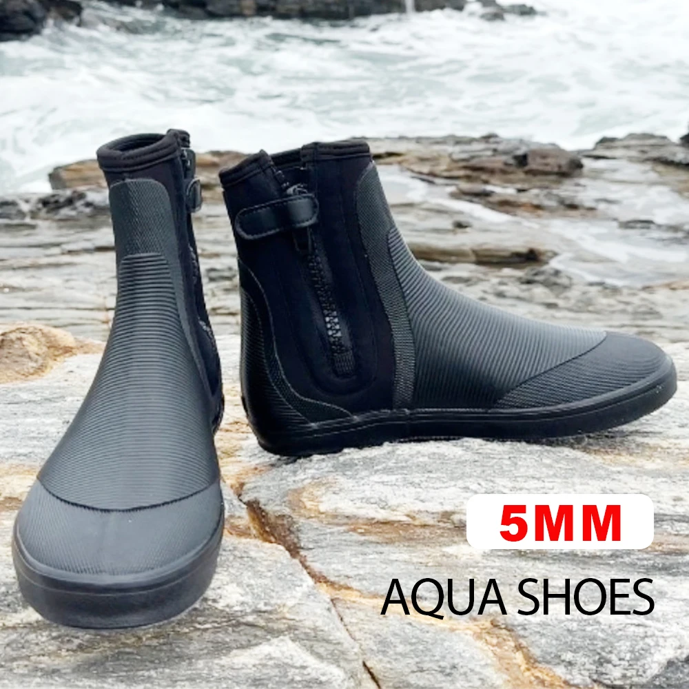 5mm-Diving-Boots-Neopreno-Non-Slip-Aqua-Shoes-Barefoot-Women-Men ...