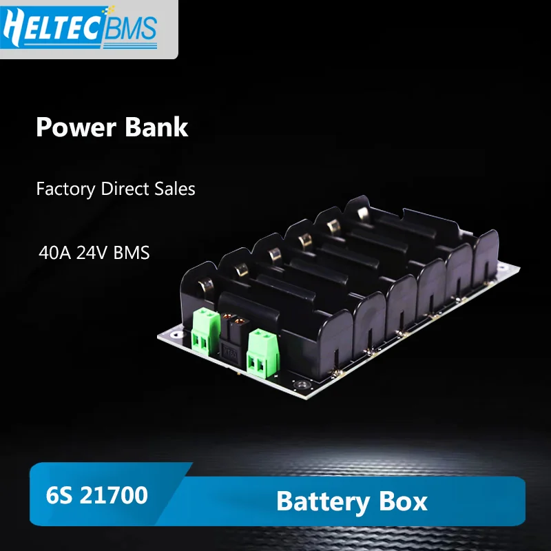 21700 6S Battery Holder with 40A BMS 24V 21700 Power Wall Battery box ...