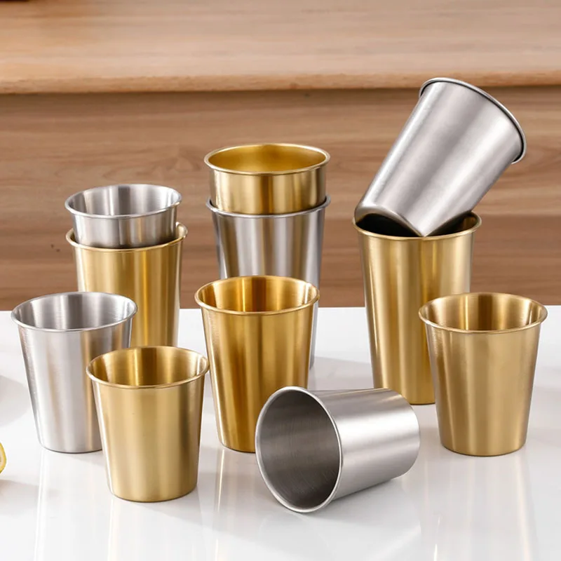 200-500ml-304-Stainless-Steel-Metal-Cup-Whisky-Beer-Cups-White-Wine ...