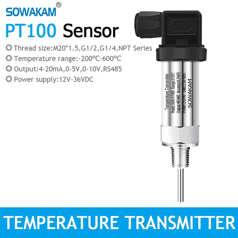 Temperature-Sensor-Platinum-RTD-PT100-Module-Plug-in-RTD-Temperature-Probe-RS485-Output-24VDC ...