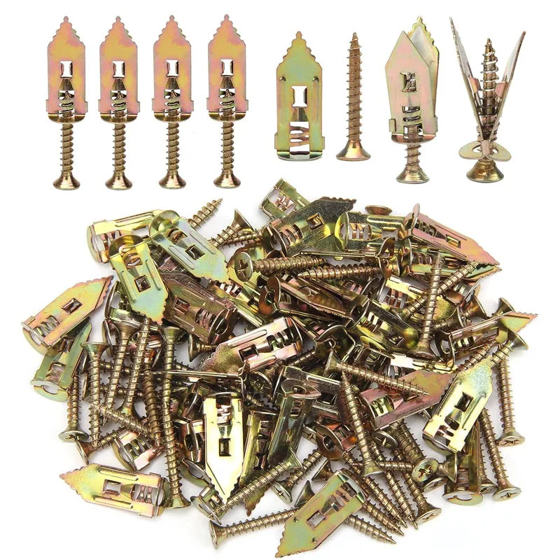 20set NEW Hammer driver Anchor with screw hollow wall plug nail-in ...