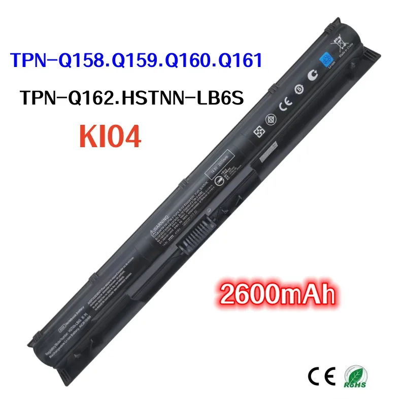 100-Original-2600mAh-for-HP-KI04-K104-TPN-Q158-Q159-Q160-Q161-Q162 ...