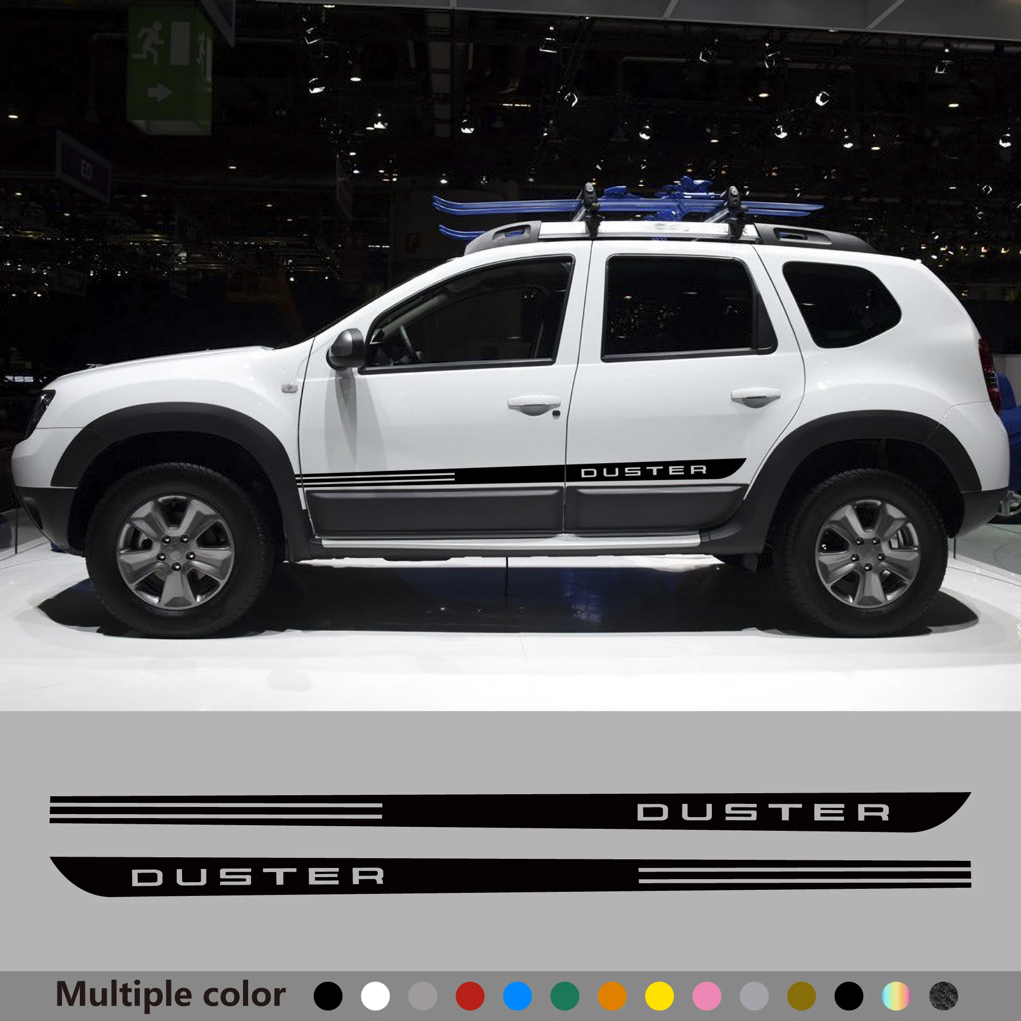 Car-Side-Skirt-Stickers-Apply-For-Dacia-Duster-Vinyl-Cover-Graphics ...