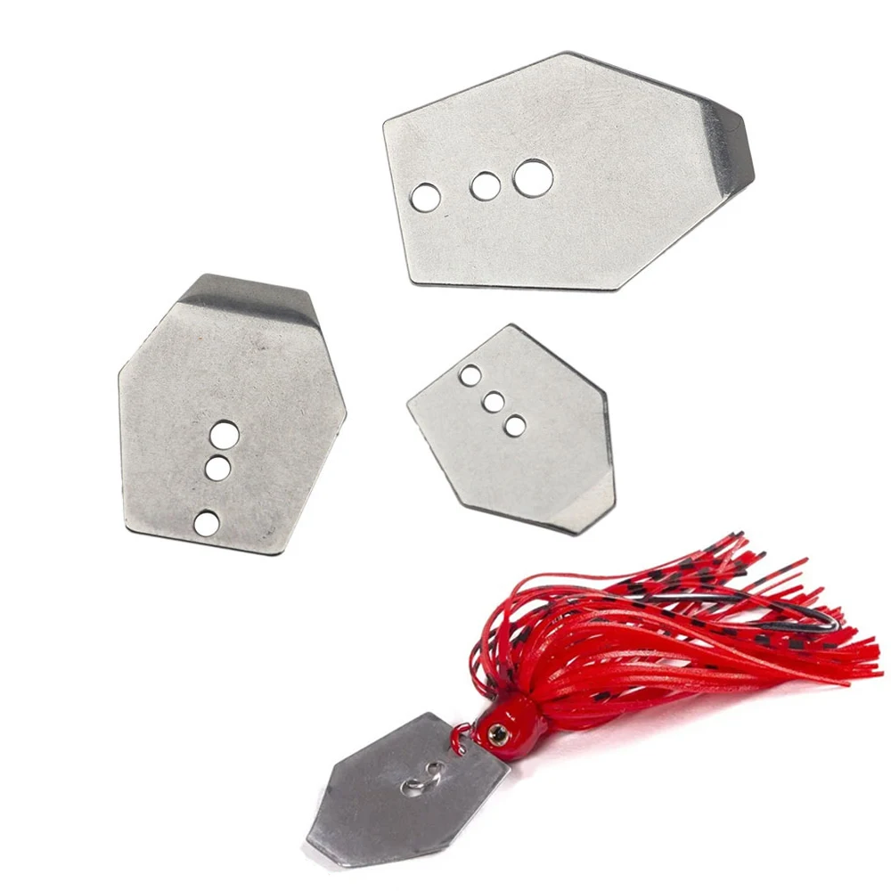 20pcs/lot Blade Jig S/M/L Stainless Steel Swim Jig Blades M Blades Jig ...