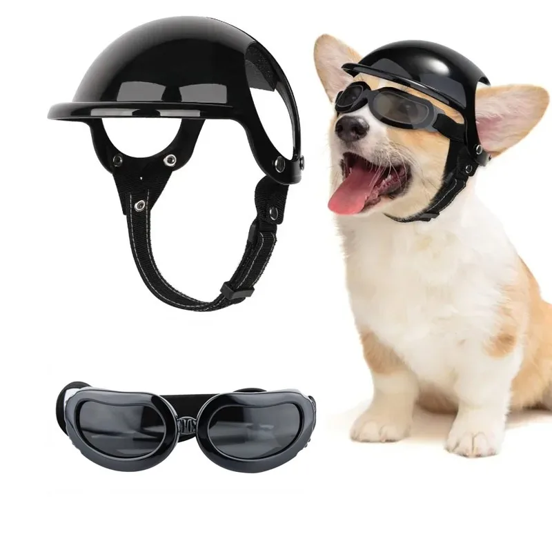 Dog-Helmet-Small-Dogs-Pet-Motorcycle-Helmet-Hat-with-Ear-Holes-Sport ...