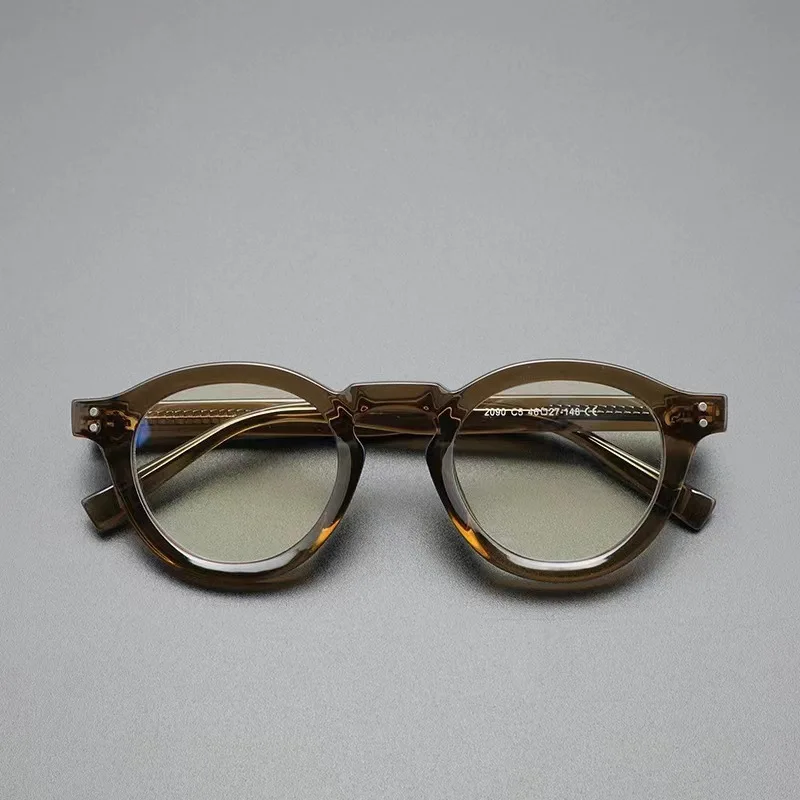 High quality Japanese retro style vintage round frame glasses trendy ...