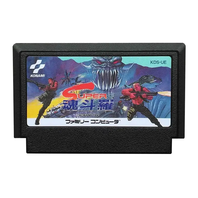 Super-Contra-8-Bit-Game-Cartridge-For-60-Pin-TV-Game-Console-Japanese ...