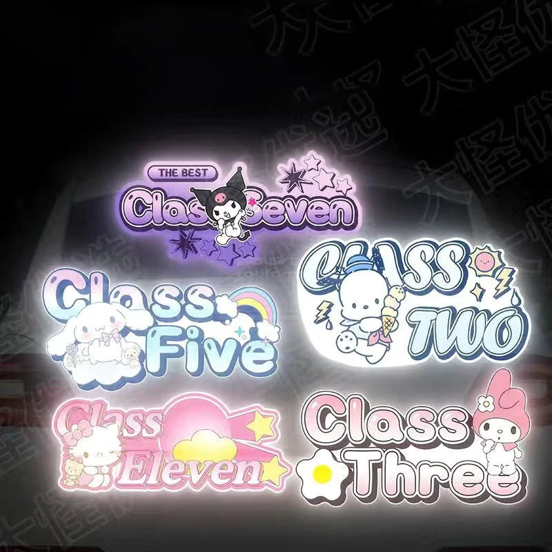 Kawaii-Sanrio-Anime-Cartoon-Decorative-Reflective-Stickers-Cinnamoroll ...