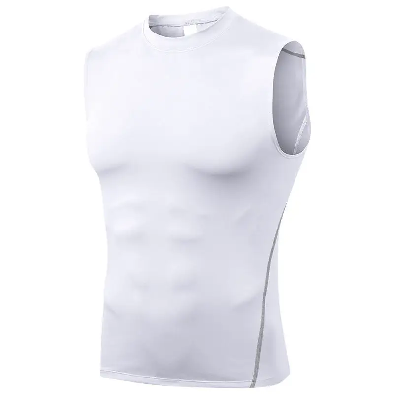 Men-Fitness-Gym-Vest-Compression-Sleeveless-Running-Shirt-Quick-Dry ...