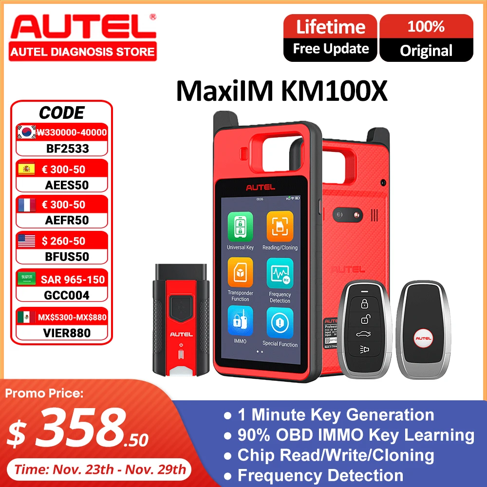 Autel-MaxiIM-KM100X-Universal-Key-Generator-Kit-Transponder-Read-Write ...