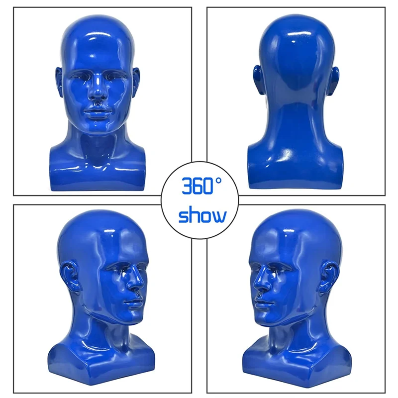 Male-Mannequin-Head-Professional-Manikin-Head-for-Display-Wigs-Hats ...