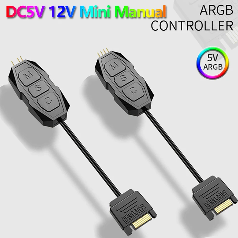 DC5V-12V-3PIN-4PIN-LED-Light-Strip-Push-Button-Built-Mini-Manual ...