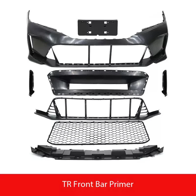 Kit de carrocería para coche tipo R, kit de carrocería, imprimación, rejilla de parachoques ...