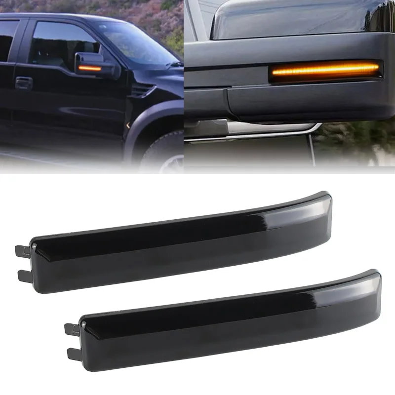 LED Dynamic Side Mirror Turn Signal Lights For Ford F150 F-150 2009 ...