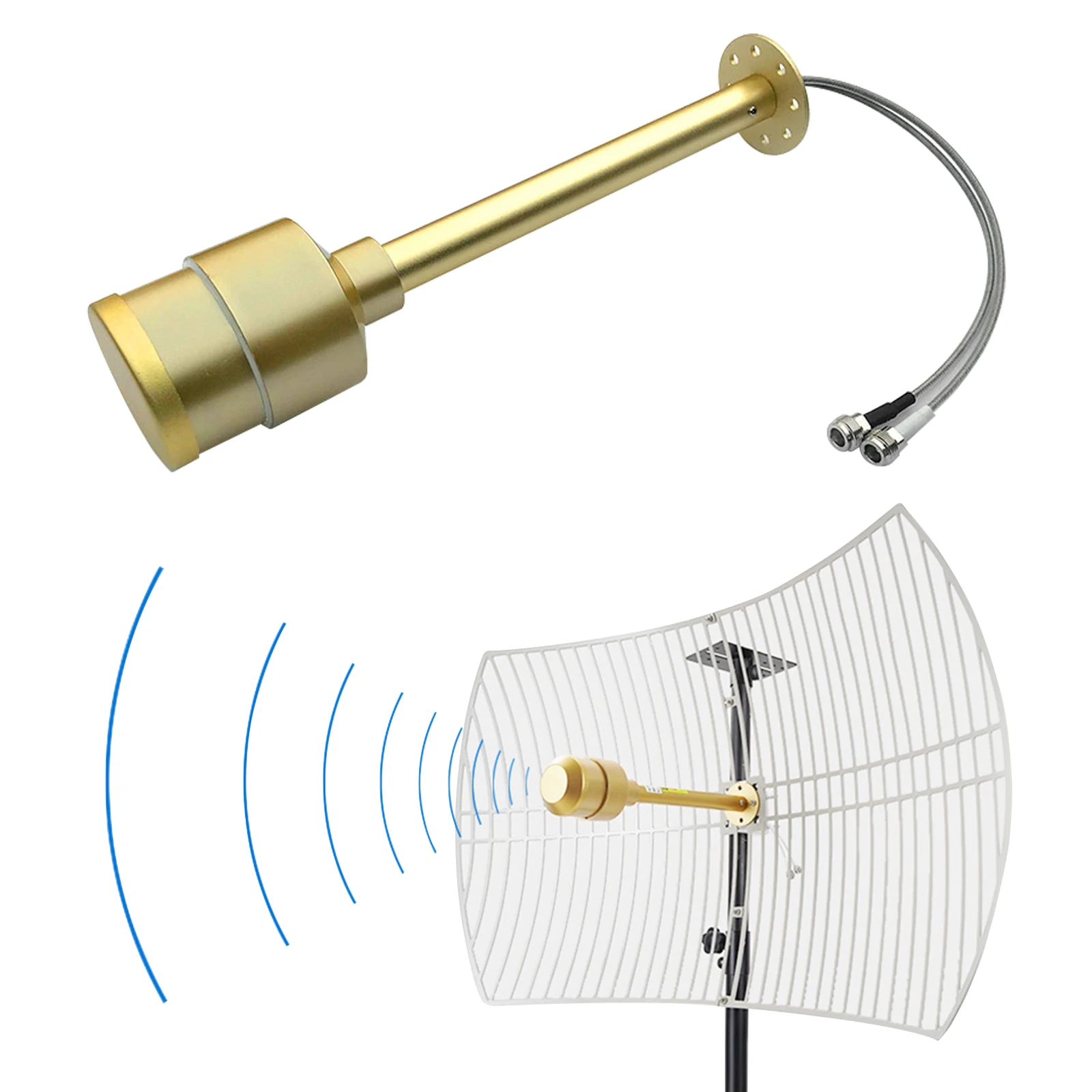 Premium 5g 4g 3g Antenna Feed Dual Band 1700-2700mhz 3300-3800mhz ...
