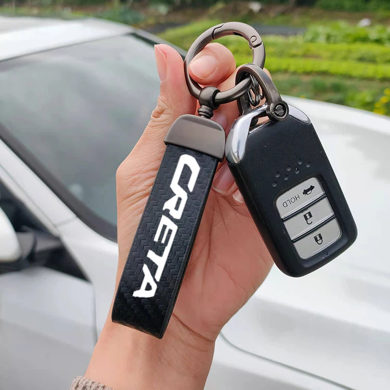 Luxury-Leather-Men-Key-chain-Alloy-Metal-Keyring-Car-Styling-Interior ...