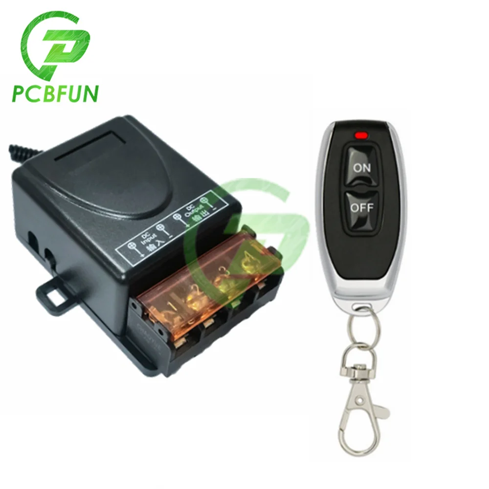 DC 8 72V 433Mhz Wireless Remote Controller Switch 30A High Power Relay ...