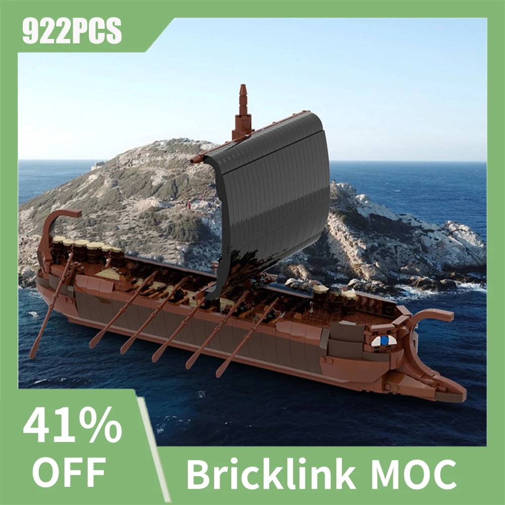 New-922PCS-medieval-Pirate-Series-MOC-Modular-Troy-Ancient-Greek-ship ...